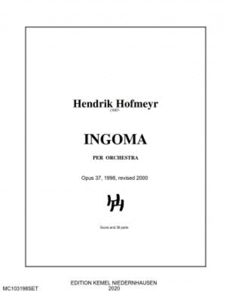 Ingoma - Score - Sheet Music | Sheet Music Plus