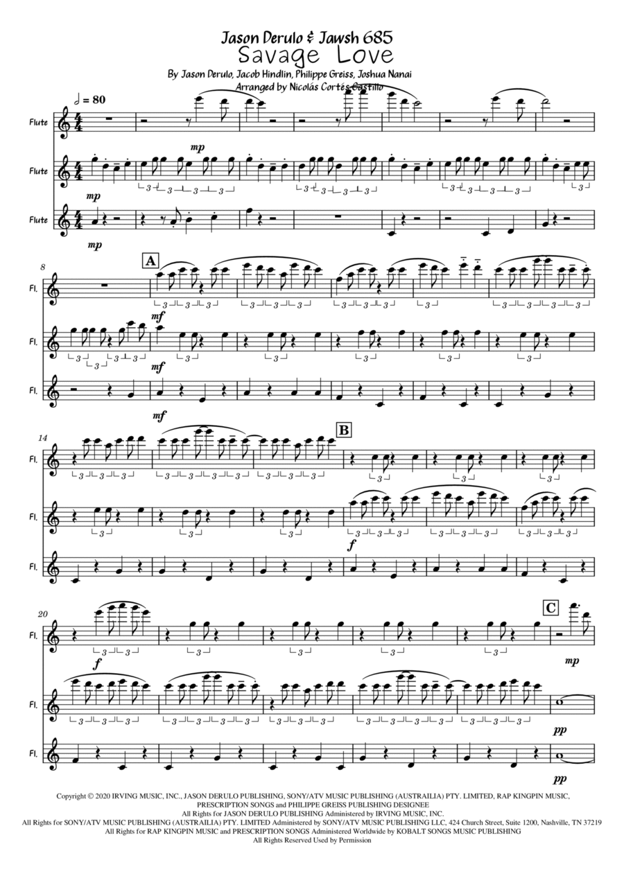 Savage Love by Jason Desrouleaux; Jason Derulo; Jacob Kasher Hindlin ...